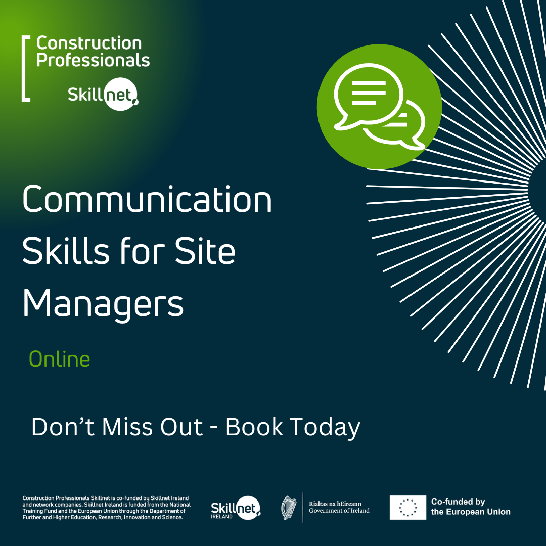 Communication Skills for Site Managers - Construction Industry Training