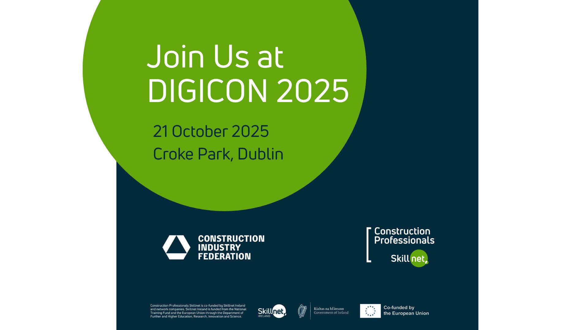 Join us at CIF Digital Construction Summit 2025 (DIGICON ...
